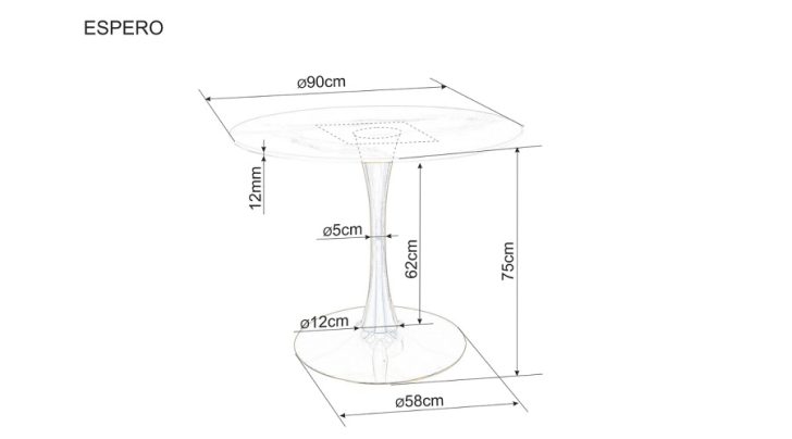 ESPERO TABLE SET - J&D Furniture | Sofas and Beds